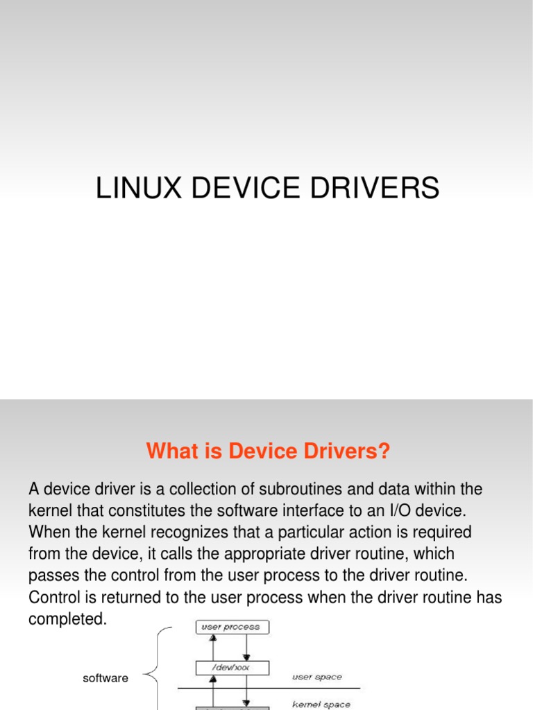 Linux Device Drivers: An Introduction to Character Drivers and Their ...