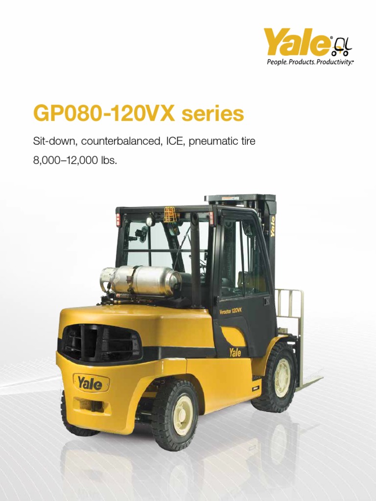 Yale GP080-120VX-BTG | PDF | Transmission (Mechanics) | Truck