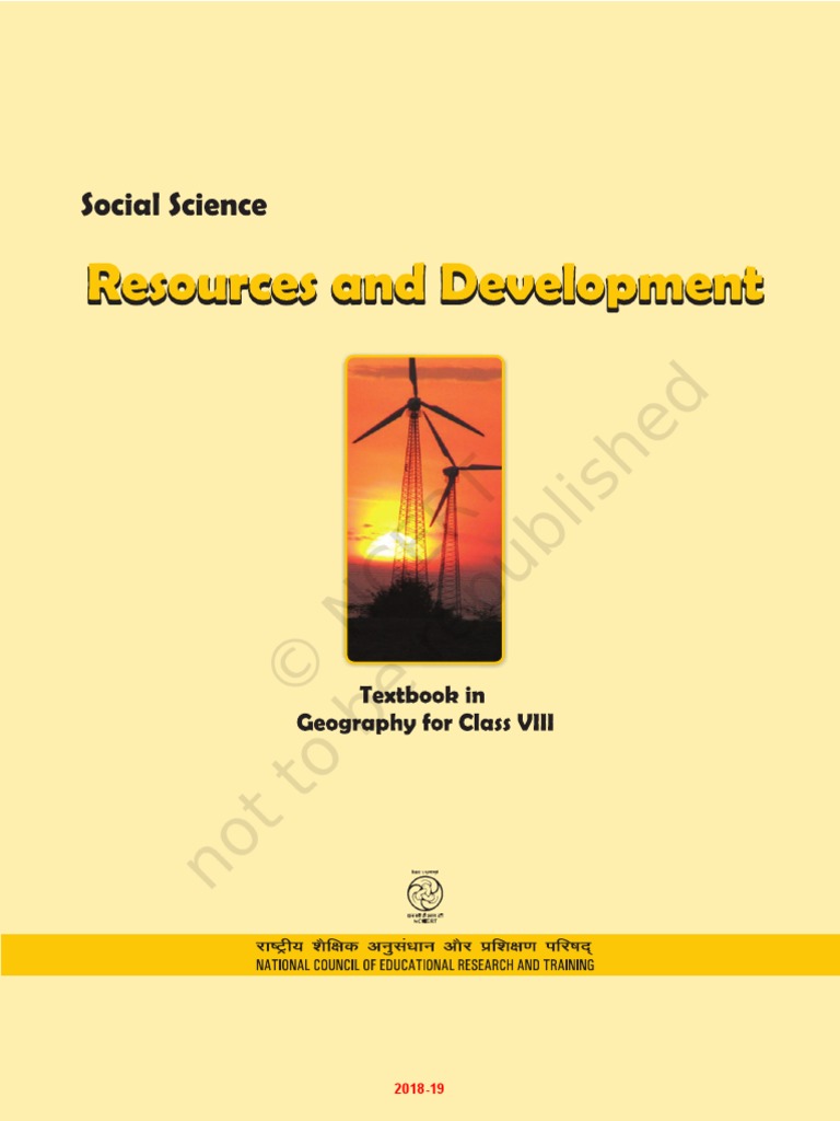 Class 8 Geography PDF | PDF | Soil | Water Scarcity