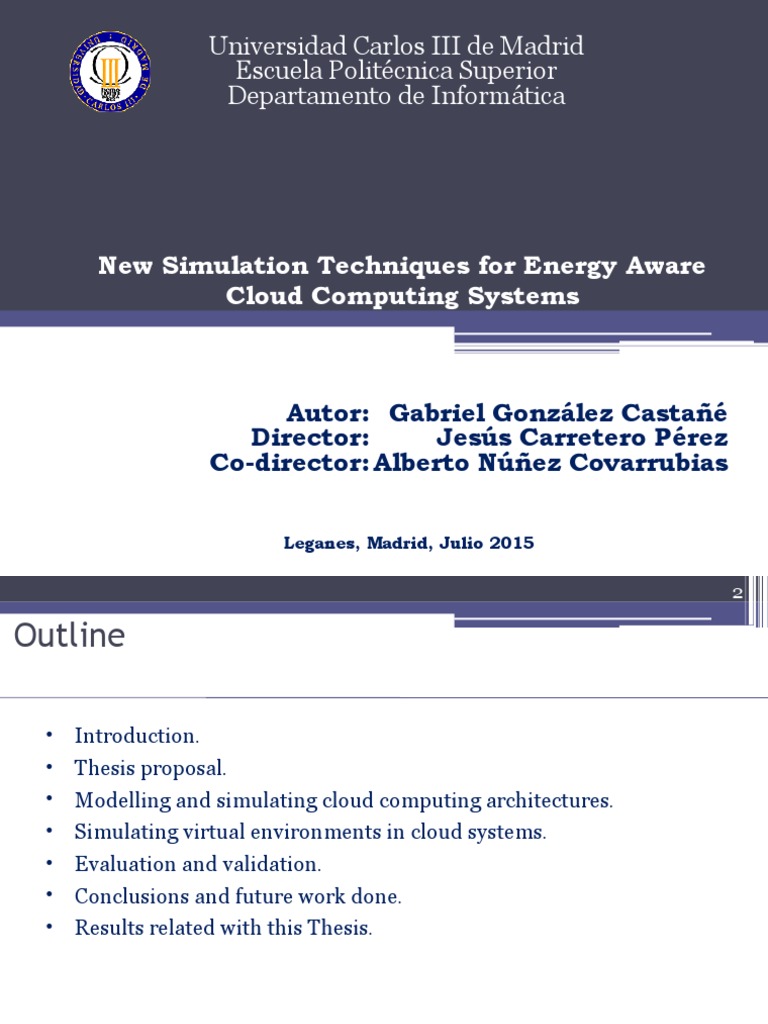 New Simulation Techniques For Energy Aware Cloud Computing Systems | Download Free PDF | Cloud ...