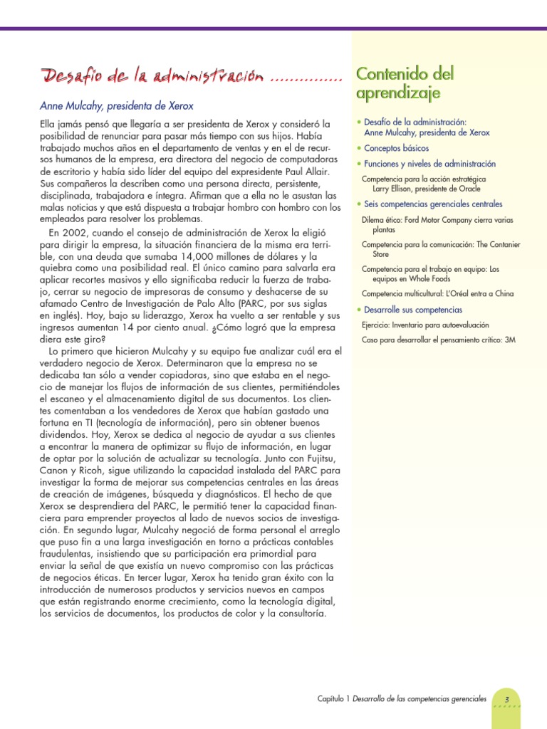 SEMANA 3 CASO 1 Administracion, 11va Edición - Don Hellriegel | PDF ...