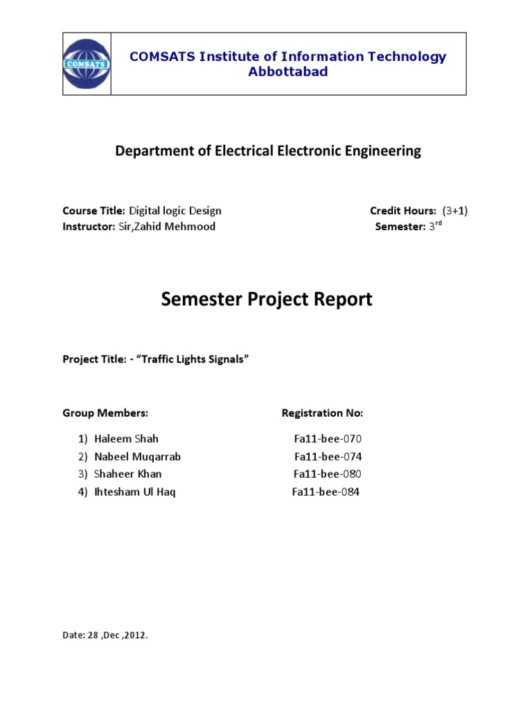 Traffic Proposal............ | PDF | Diode | Timer