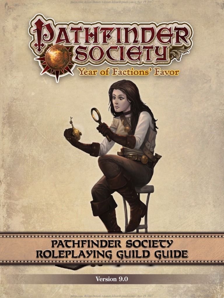 Pathfinder Society Roleplaying Guild Guide | PDF | Role Playing Games ...