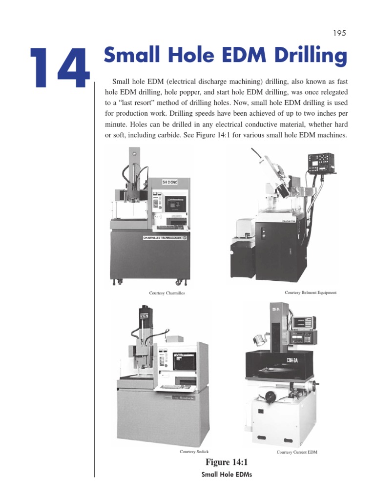 Complete EDM Handbook - 14 | PDF | Drilling | Industrial Processes