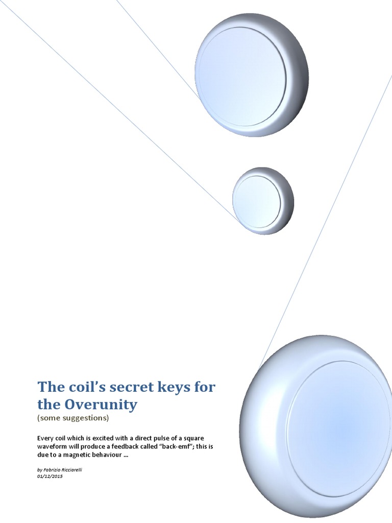 The Coil S Secret Keys For The OverUnity | PDF | Inductor | Electric ...
