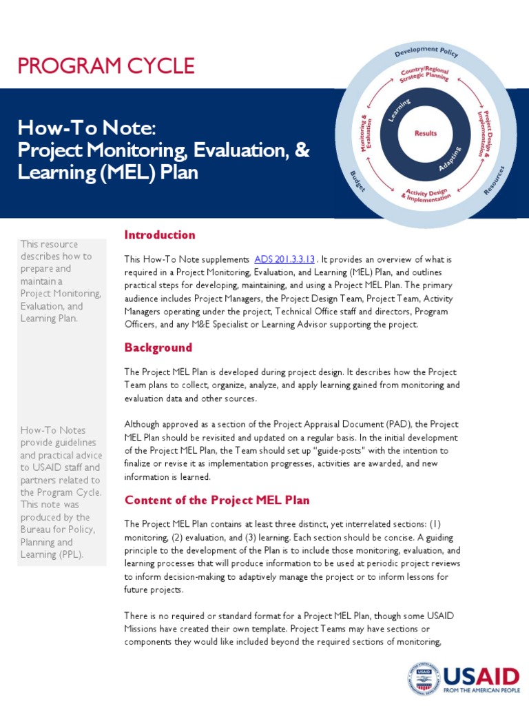 MEL | PDF | Evaluation | Learning