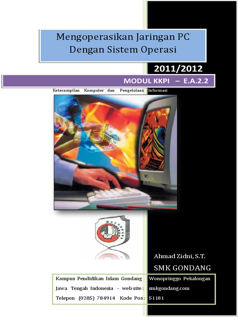 Modul Kkpi Kelas Xi Ae22 Mengoperasikan Jaringan PC Dengan Sistem Operasi PDF | PDF