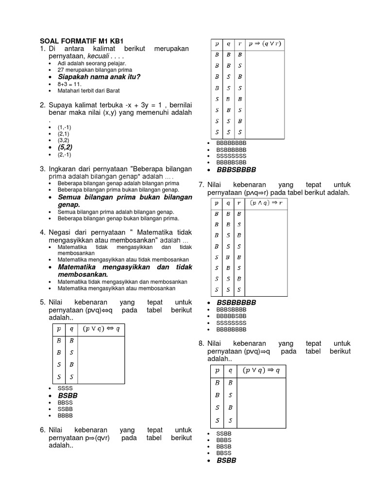 Quis Modul 1 KB 1 | PDF