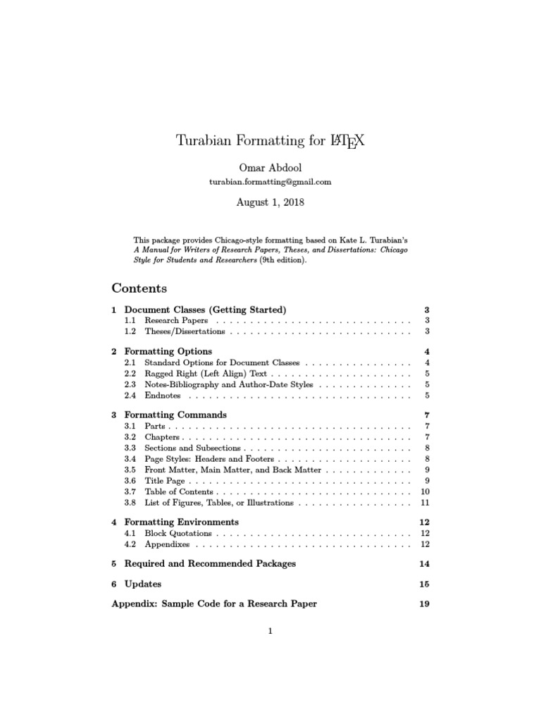 Turabian 8 en Español | PDF | A Manual For Writers Of Research Papers ...