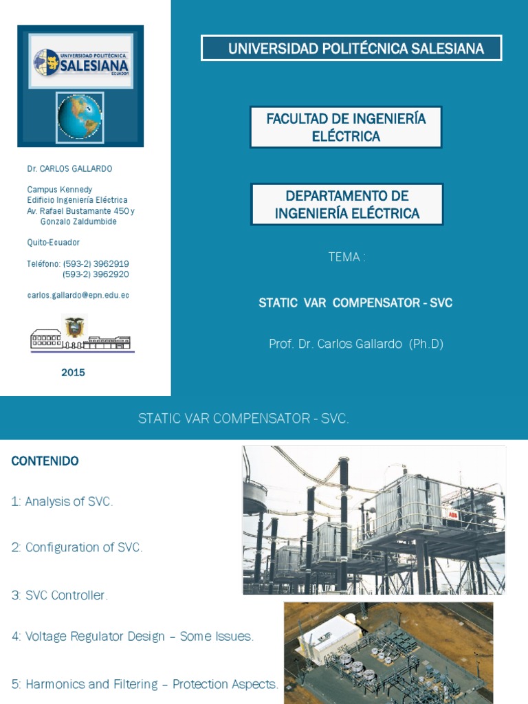 SVC | PDF | Electrical Components | Electrical Equipment