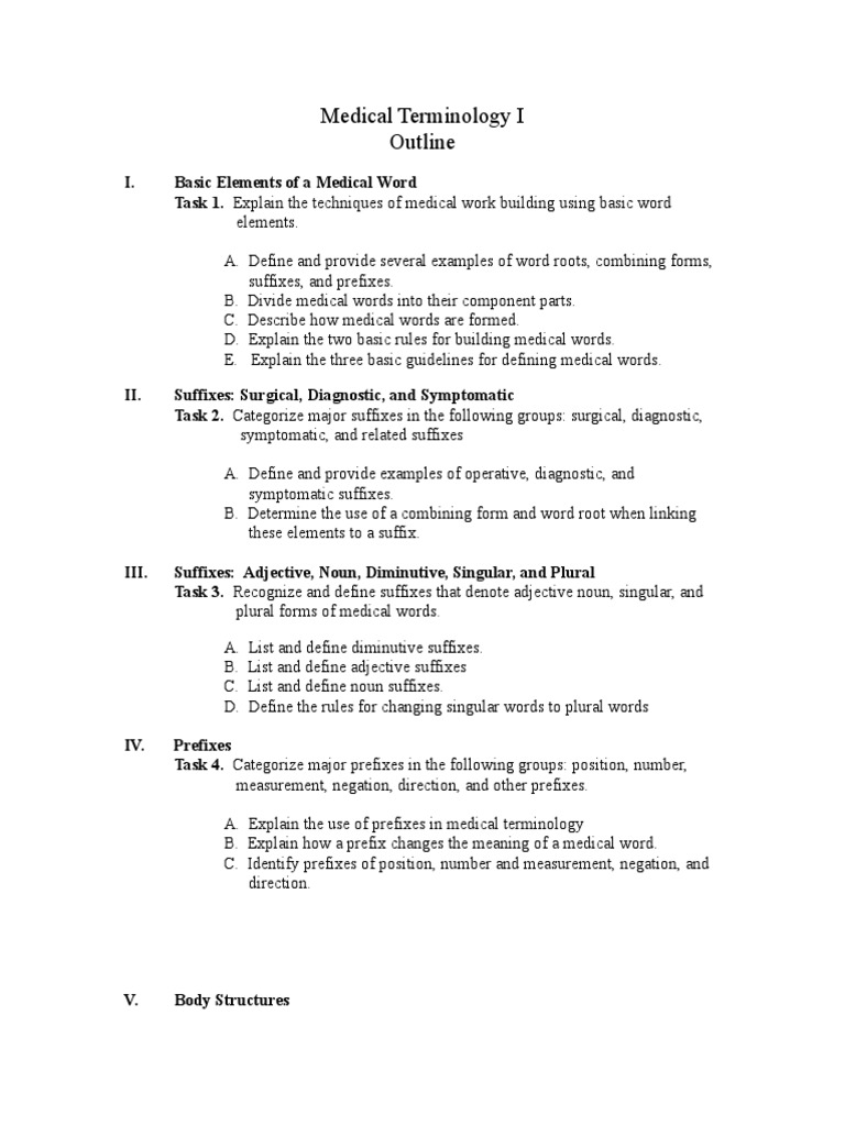 Medical Terminology Essentials Guide | PDF | Grammatical Number | Plural