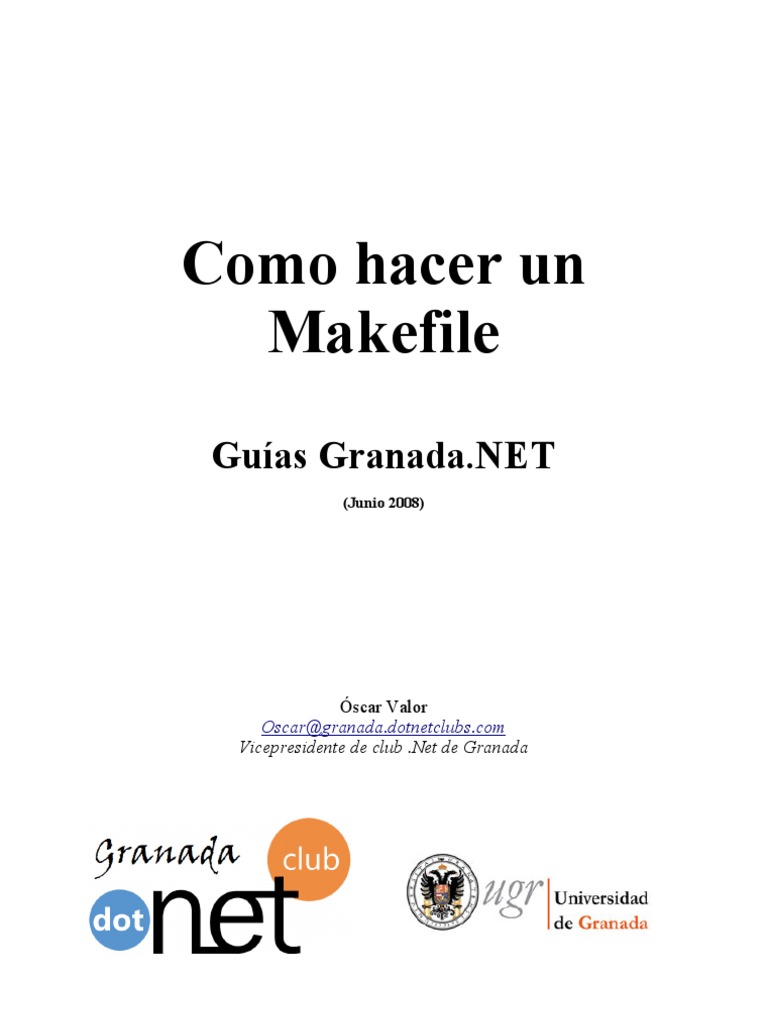 Como Hacer Un Makefile | PDF | C ++ | Biblioteca (informática)