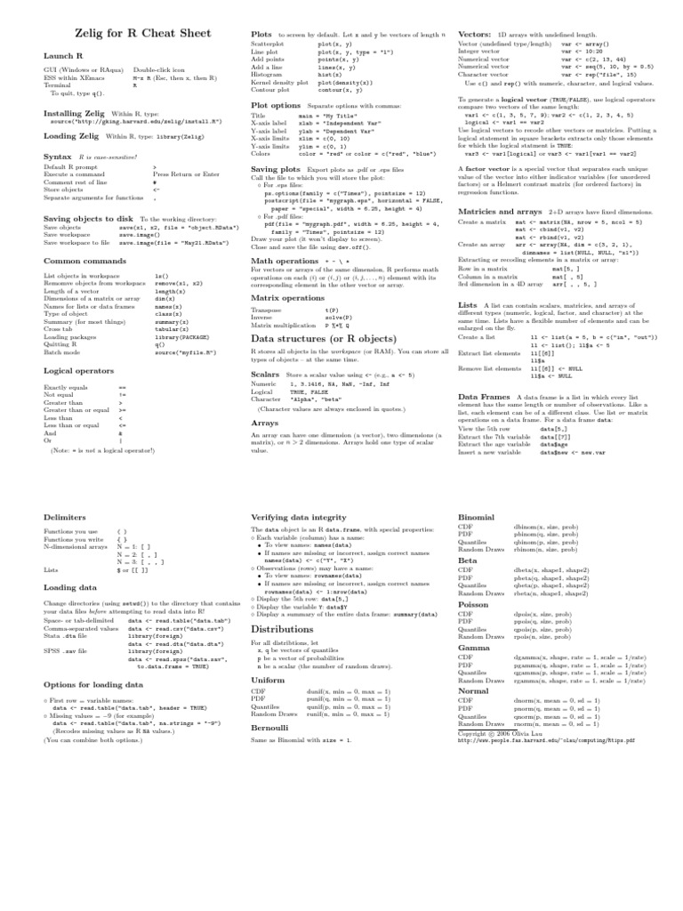 Rtips | PDF | Matrix (Mathematics) | C (Programming Language)