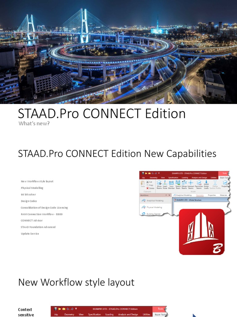 Staad - Pro Connect Edition | Download Free PDF | Areas Of Computer Science | Applied Mathematics