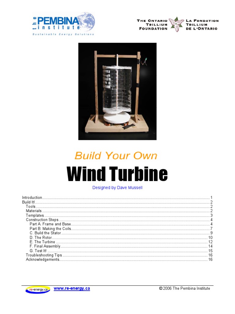 Diy Vertical Wind Turbine