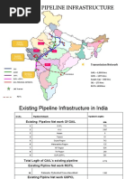 India Natural Gas Infrastructure Map | PDF | Fossil Fuels | Fuel Gas