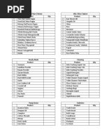 Monthly Provision Items List | PDF | Ginger | Cumin