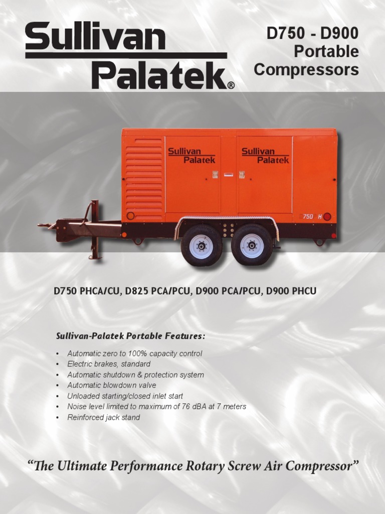 Sullivan-Palatek Portable Compressors Guide | PDF | Cummins | Engines