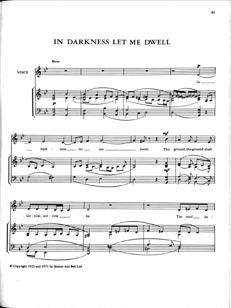 In Darkness Let Me Dwell | PDF