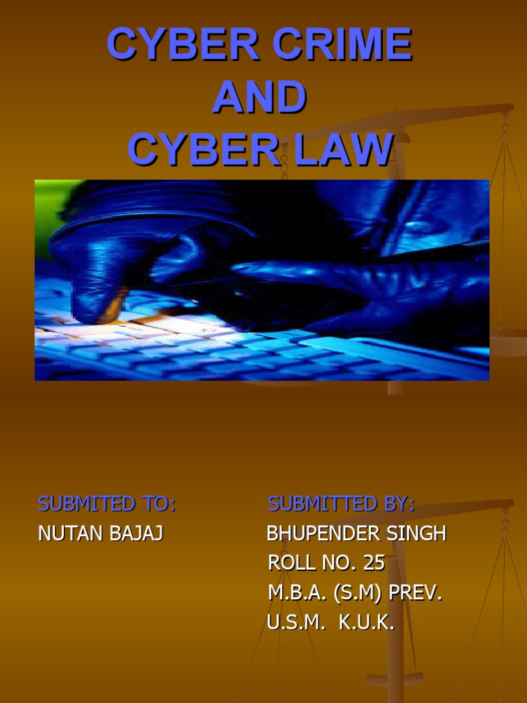 Cyber Crime and Law | PDF | Justice | Cybercrime
