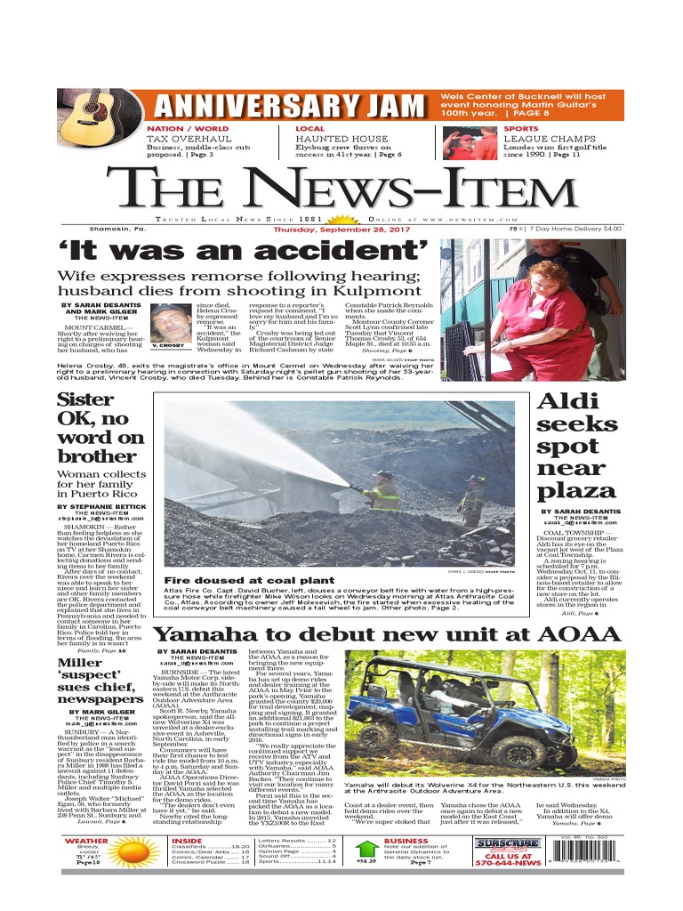 Sept 28 2017 | PDF | Donald Trump | American Government