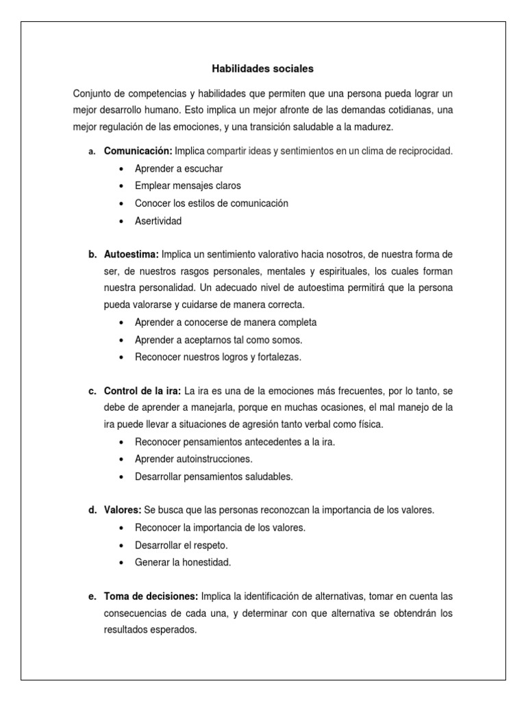 Habilidades Sociales - Inteligencia Emocional - Estilos de ...