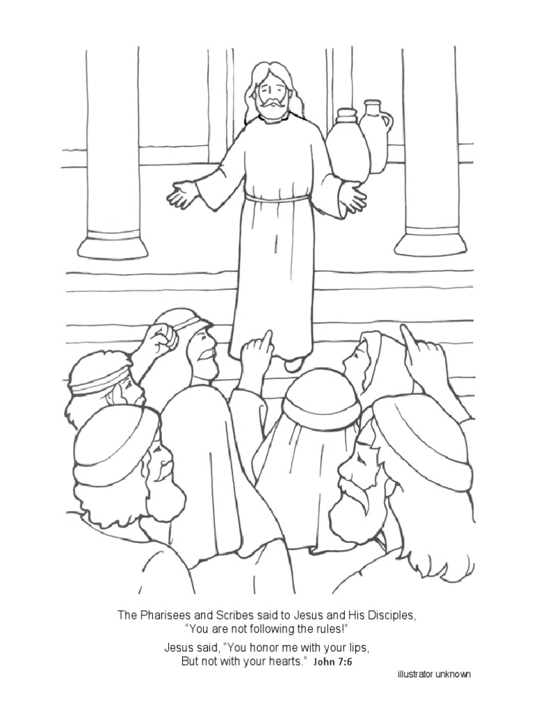 Mark 7-1 - 7 Coloring Page | PDF