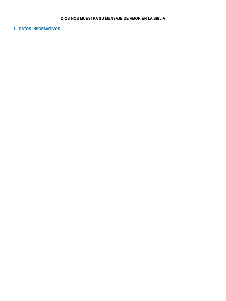 Sesion de Aprendizaje La Biblia 2018 02 Jec | PDF | Biblia | Maestros