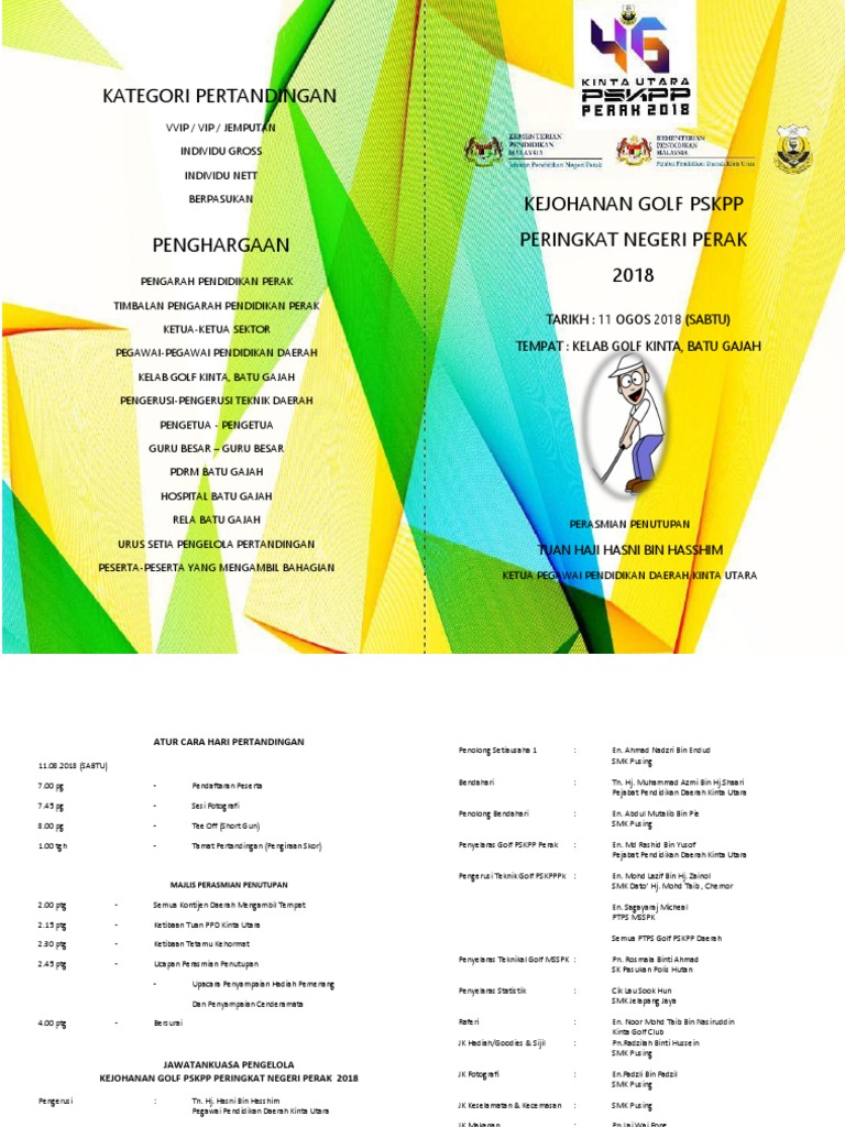 Buku Program Golf | PDF