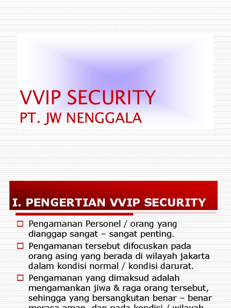 Vvip Security | PDF