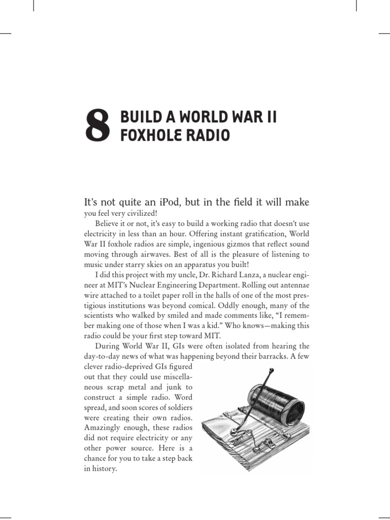 Foxhole Radio | PDF | Razor | Wire