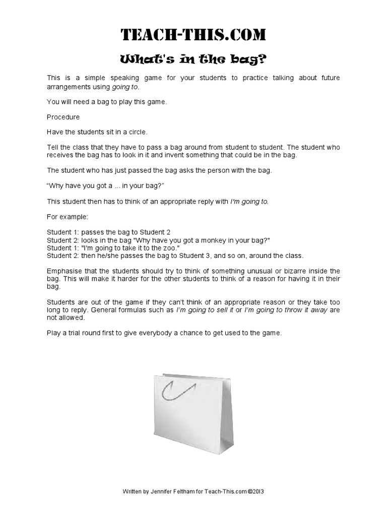 Whats in The Bag | PDF