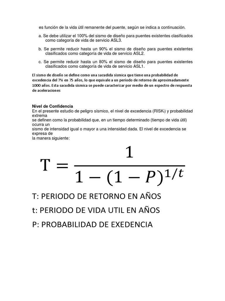 Es Función de La Vida Útil Remanente Del Puente | PDF