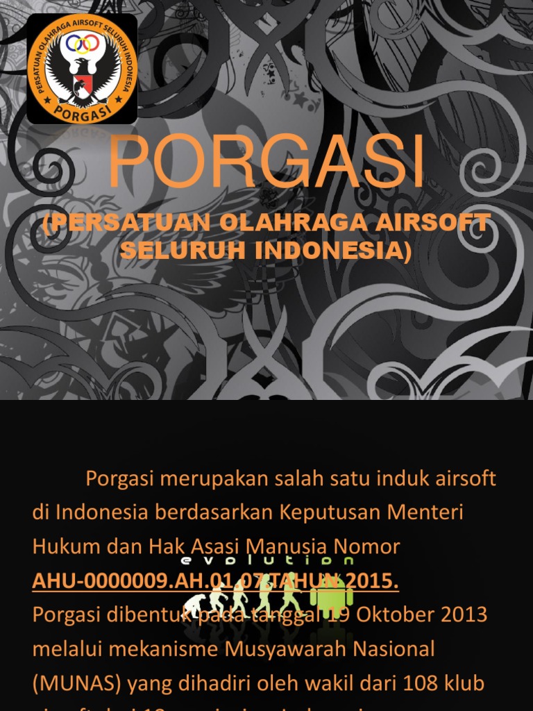 Pengenalan PORGASI | PDF