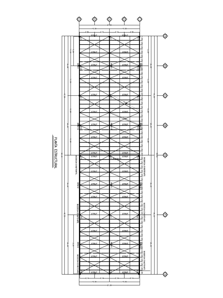 Dibujo Crucetas y Liga Polines | PDF