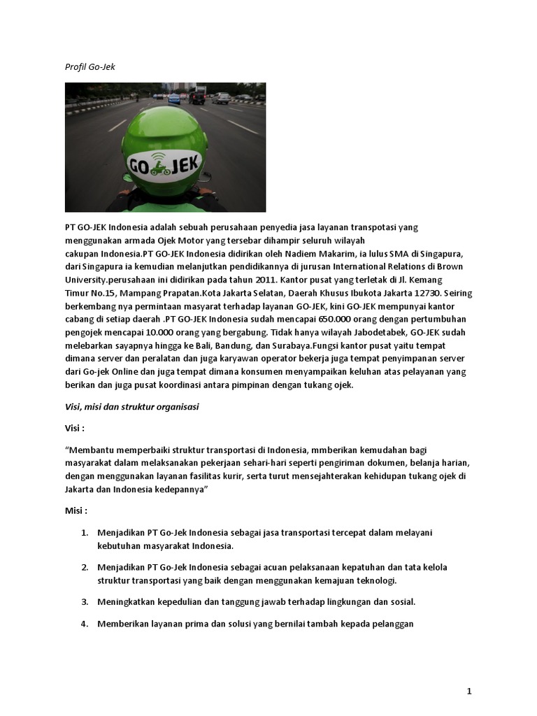 Profil Gojek | PDF