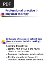 APTA PT Core Values | PDF | Psychotherapy | Physical Therapy