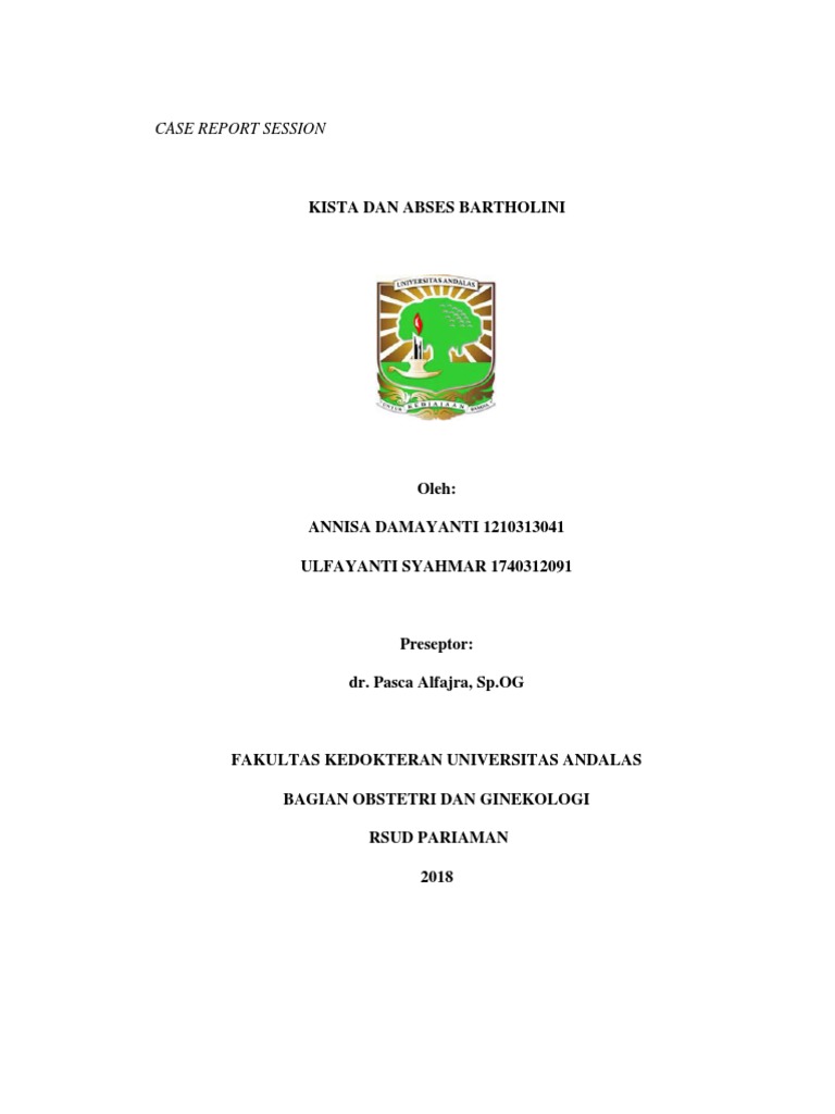 Abses Bartholini | PDF
