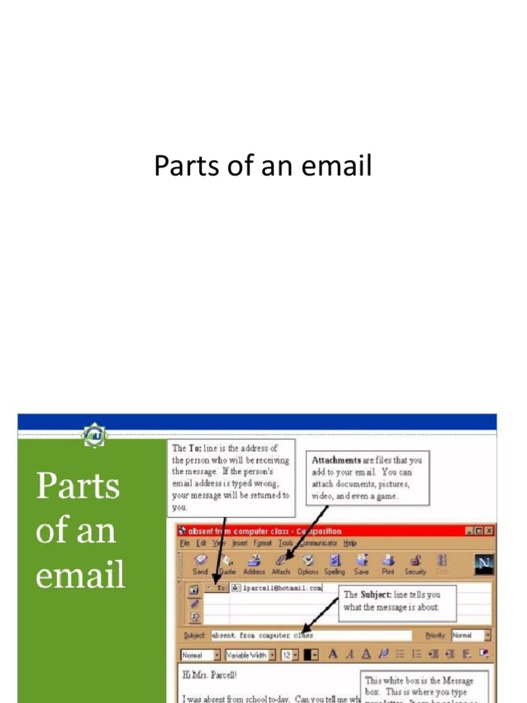 Parts of An Email | PDF