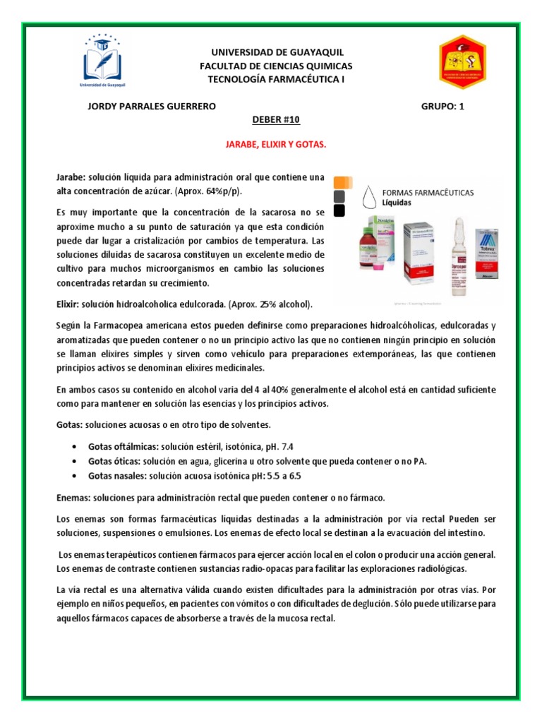 10 Jaraves Elixir Gotas | PDF | Farmacología | Química
