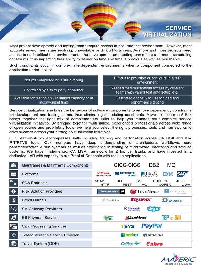 Service Virtualization: Cics-Cics DB2 MQ | PDF | Software Engineering | Digital Technology