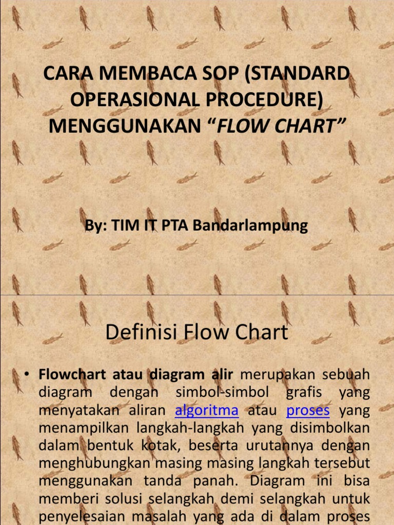 Membaca SOP dengan Flowchart | PDF