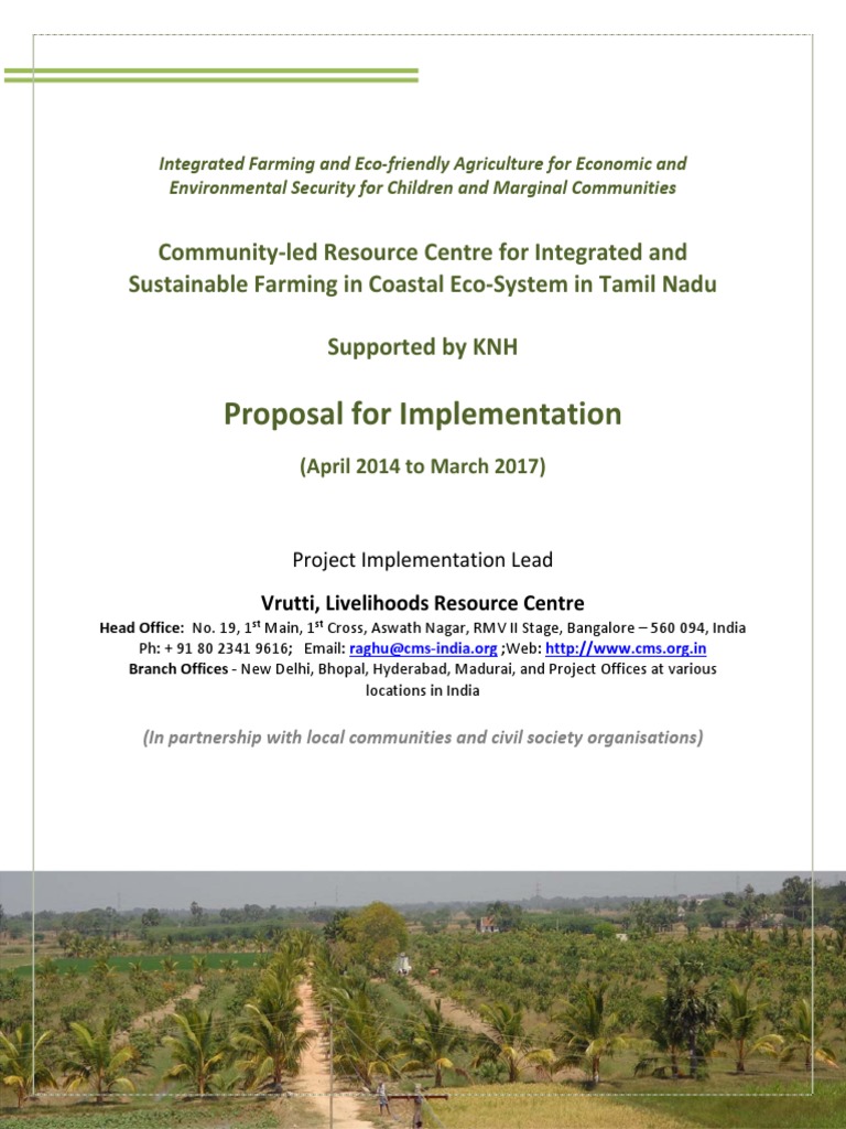 Community-Led Sustainable Farming Project | PDF | Organic Farming | Manure