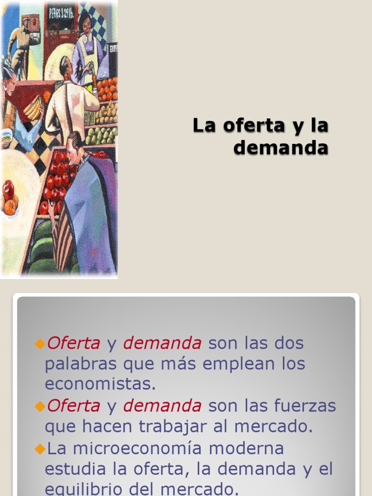 Oferta y Demanda | PDF | Oferta y demanda | Competencia perfecta