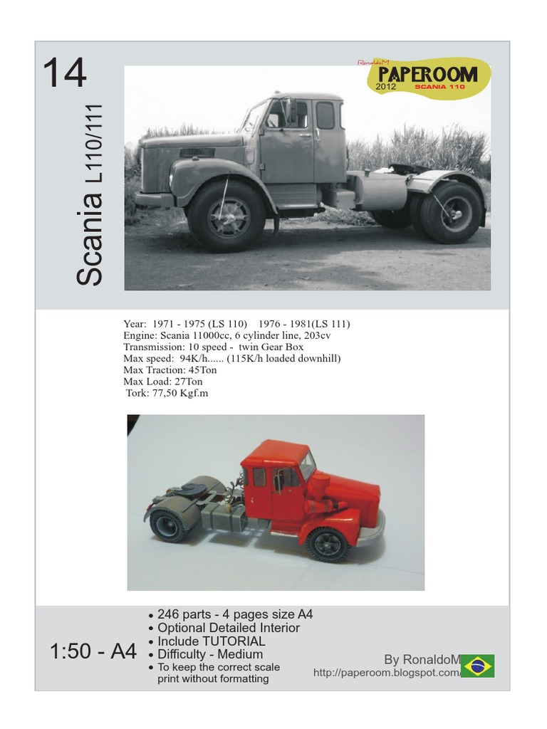 Scania 110 & 111 Specifications Guide | PDF | Car | Car Body Styles