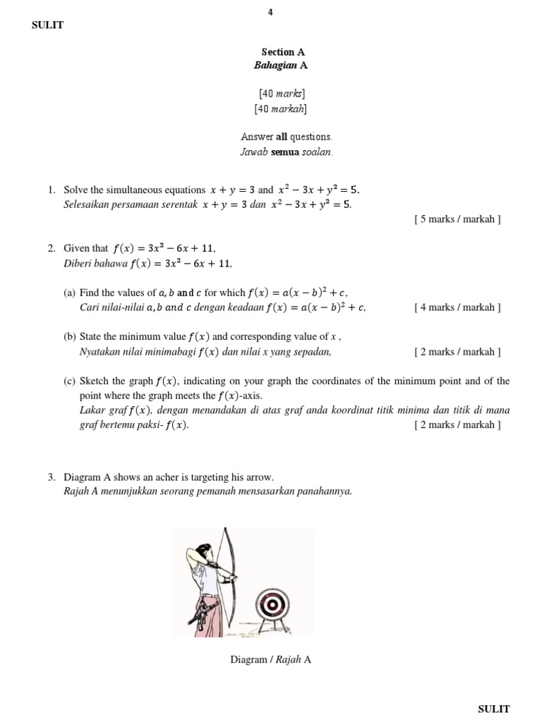 Paper 2 F4 | PDF | Area | Elementary Mathematics