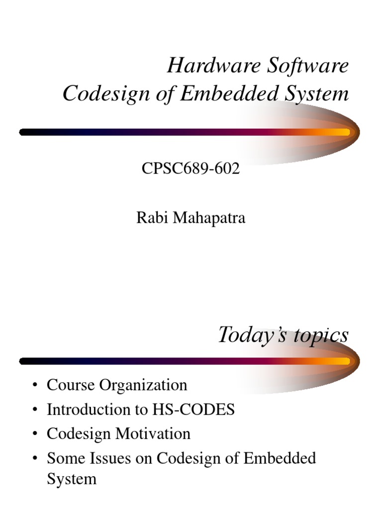 A Practical Introduction To Hardwaresoftware Codesign 1 Pdf Field Programmable Gate Array 5408