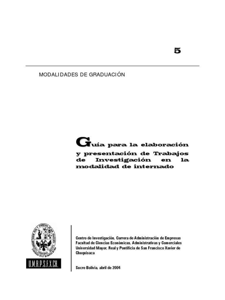 05 - Guía Informe Internado | PDF | Teoría | Conocimiento