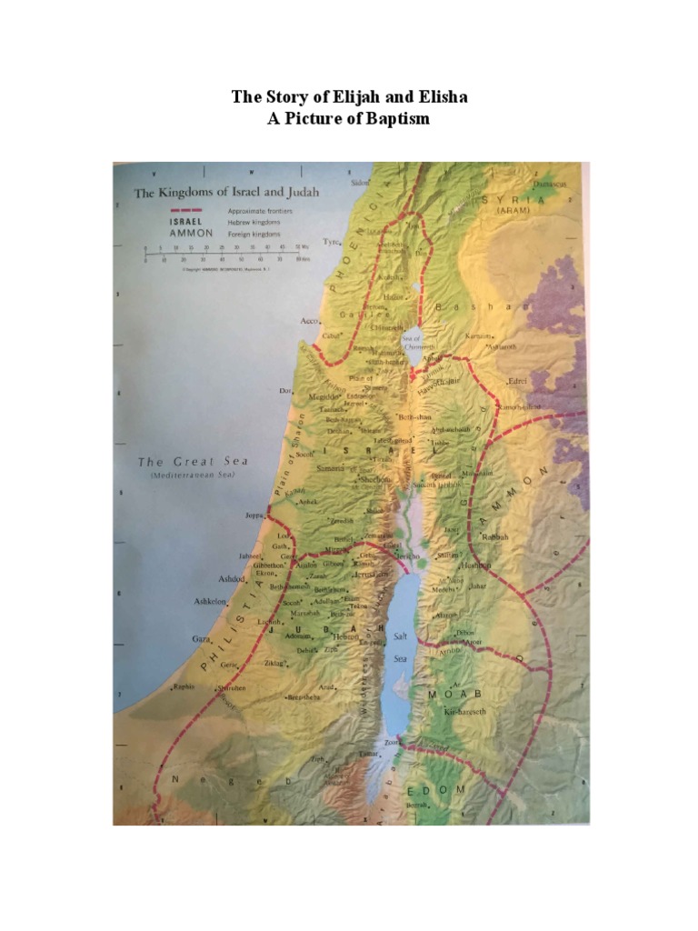 Elijah and Elisha Picture of Baptism | PDF | John The Baptist ...