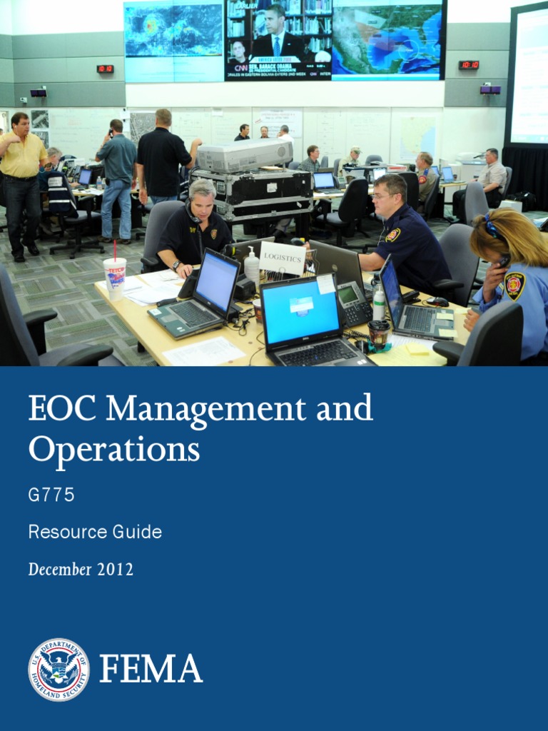 COE FEMA Sala Crisis | PDF | Incident Command System | Emergency Management